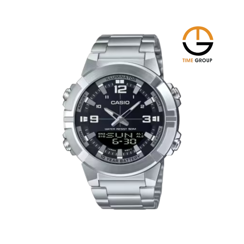 Jual JAM TANGAN PRIA CASIO GENERAL AMW870D-1A AMW-870D-1AV ANALOG ...