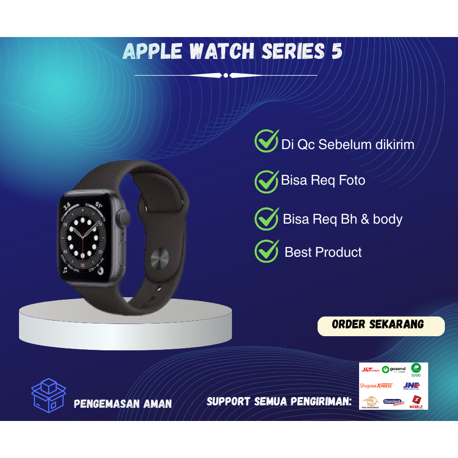 Jual Apple Watch / iWatch Series 5 S5 40mm 44mm Second ORIGINAL ...