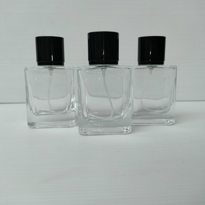 Jual ( 1 PCS ) BOTOL PETAK SCRAW 50ML BLACK. BOTOL PARFUM ULIR BISA ...