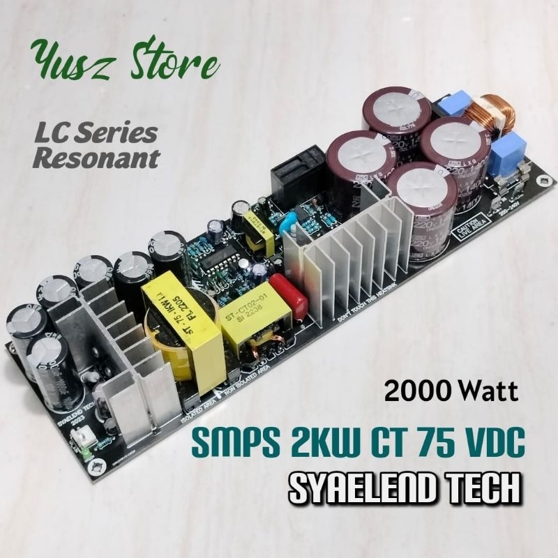 Jual SMPS 2KW Ct 75VDC LC Series Resonant 2kVA 75V LLC For Audio 2000w ...