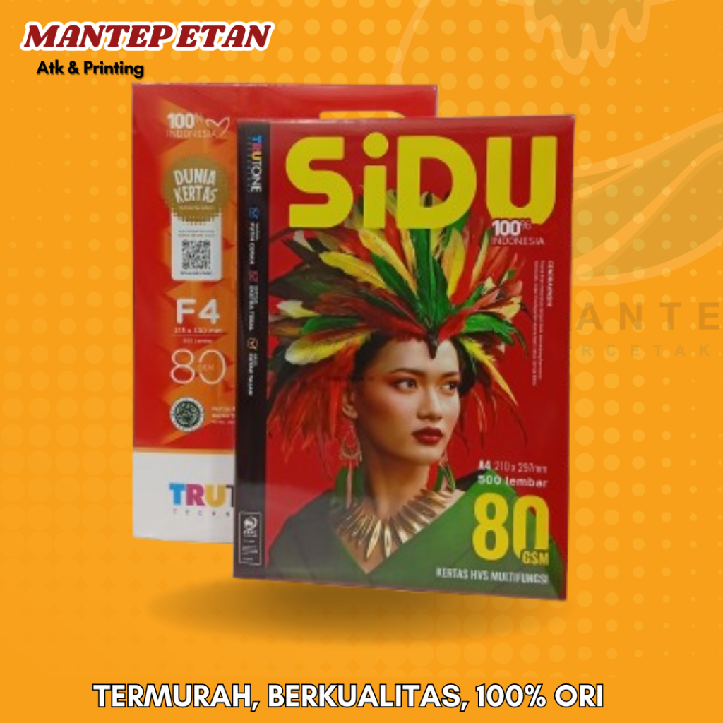 Jual Kertas HVS Sidu 80gsm A4 F4 | Shopee Indonesia