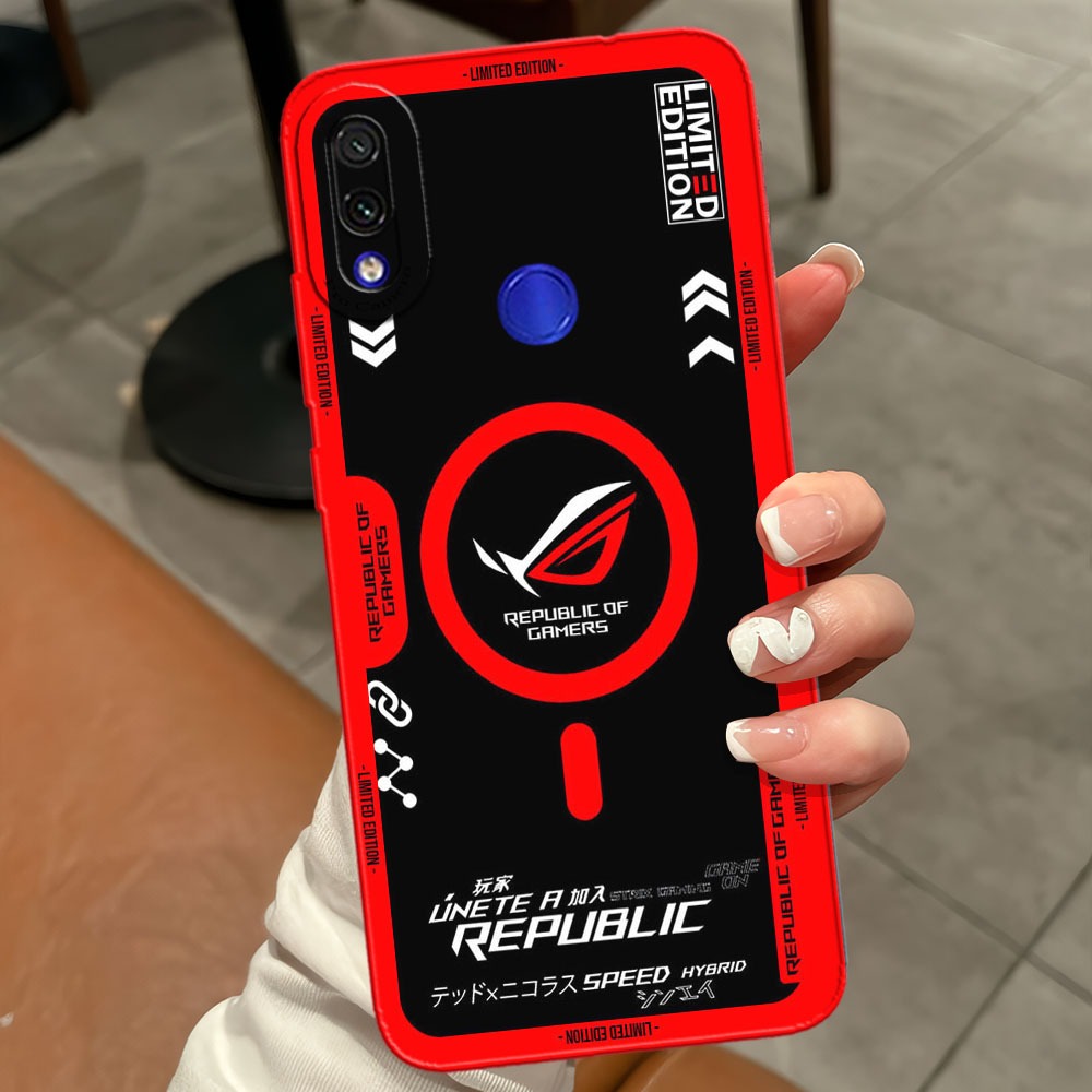 Jual SOFTCASE UNTUK HP XIAOMI REDMI NOTE 7 MODEL MAGESAFE ROG TERBARU ...