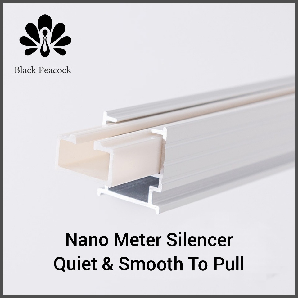 Jual Track-Rell Tirai Black Peacock/Full Set/Plafond&Dinding/DOUBLE ...