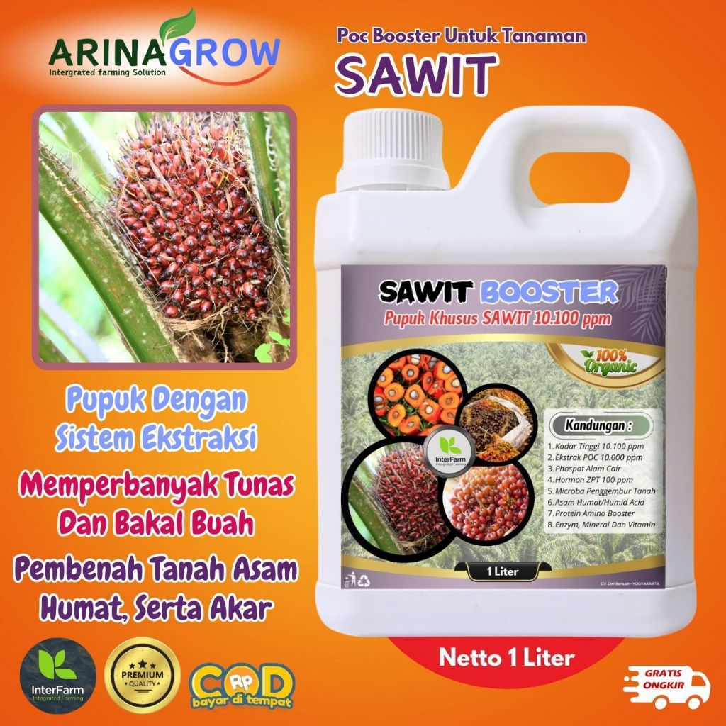 Jual Pupuk Pelebat Buah Sawit / Pupuk Untuk Tanaman Kelapa Sawit / POC ...