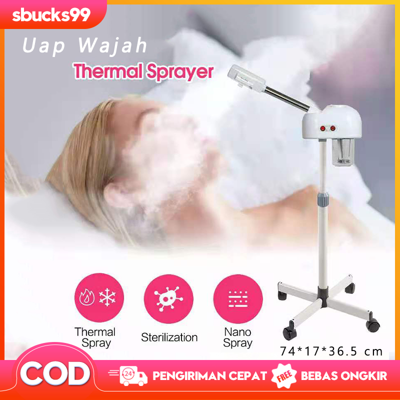 Jual FreeGift Steamer Facial Uap Wajah Hot Spray Vapozone Standing Alat ...