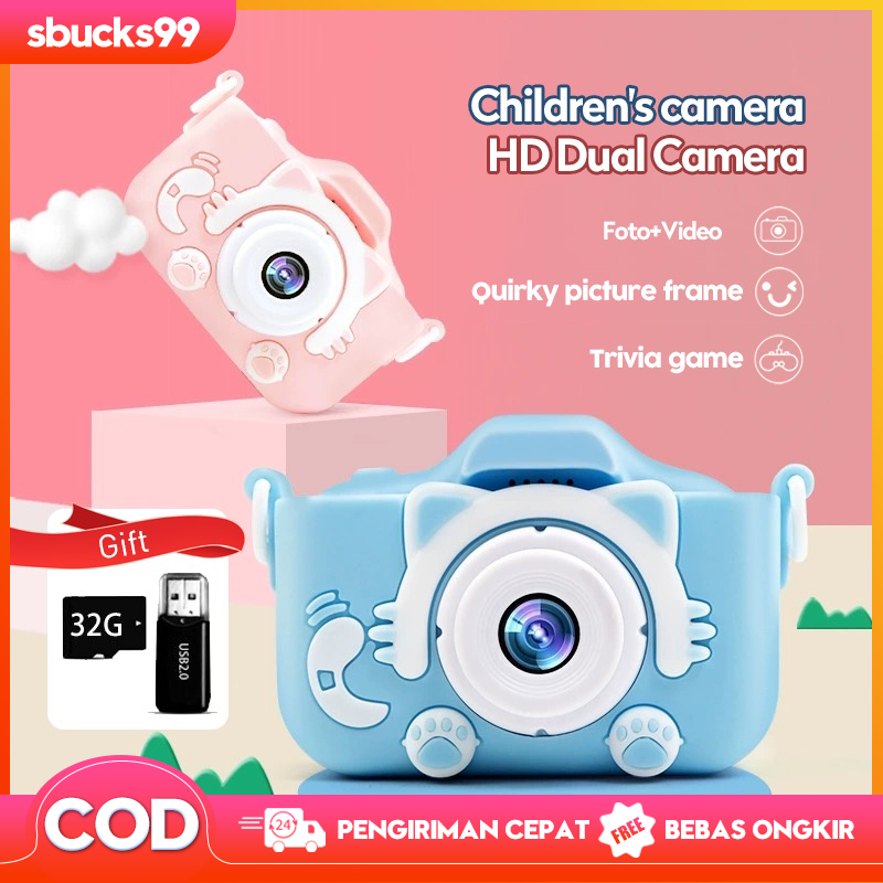 Jual 32GB Kamera Anak Mini Digital Mini Kids Kamera Murah Mainan ...