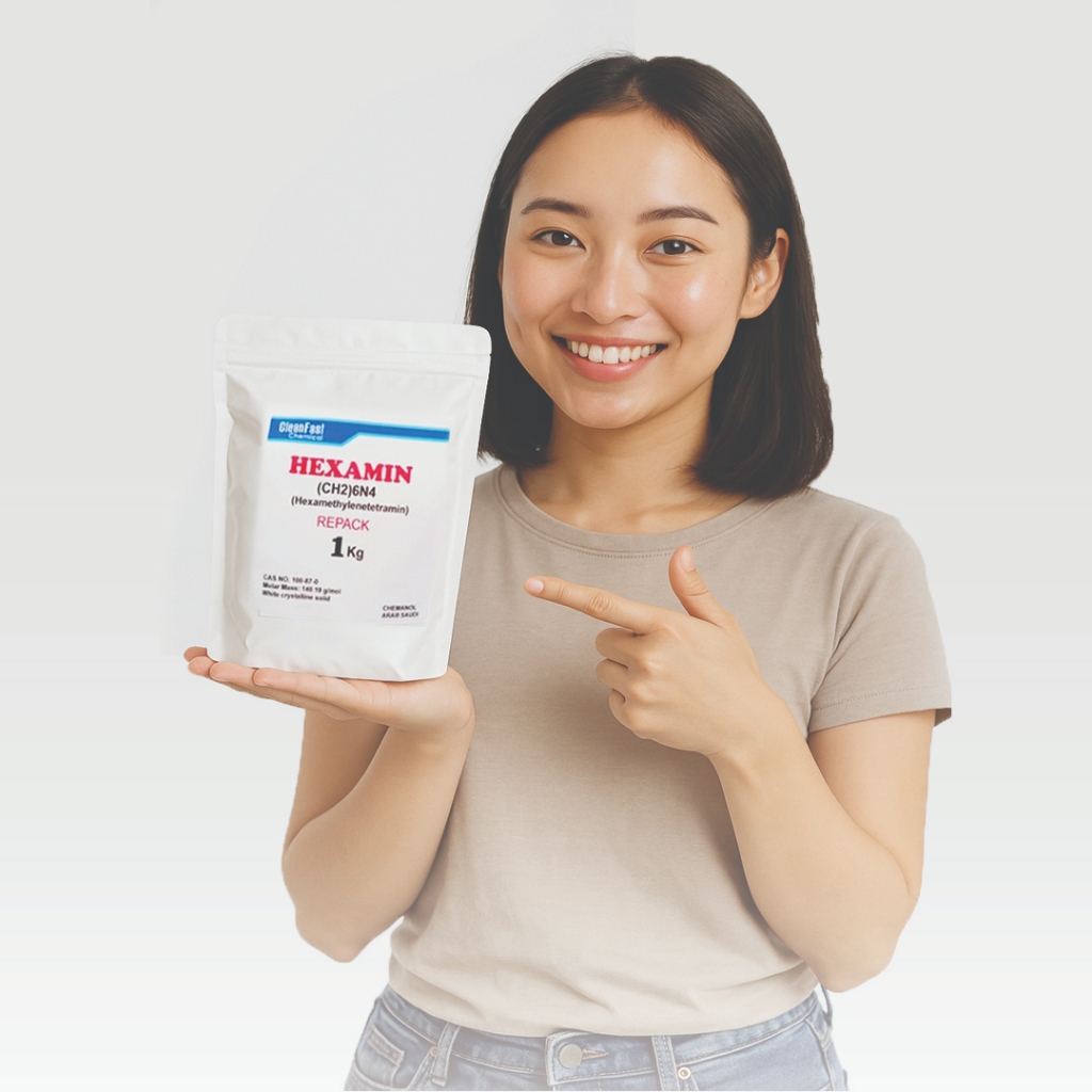 Jual Hexamine Hexamethylenetetramine (CH2)6N4 Kemasan 1 Kg | Shopee ...