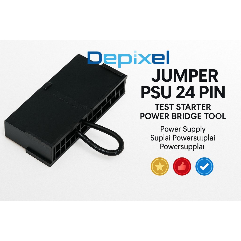 Jual Jumper PSU 24 pin Test Starter Power Bridge Tool Power Supply ...