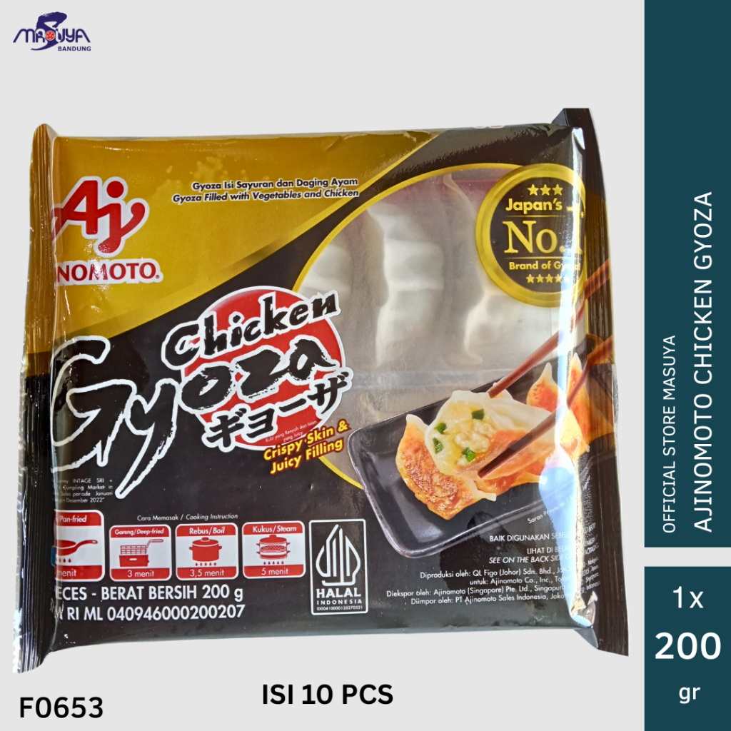 Jual Ajinomoto Chicken Gyoza 200 gr isi 10 pcs | Shopee Indonesia