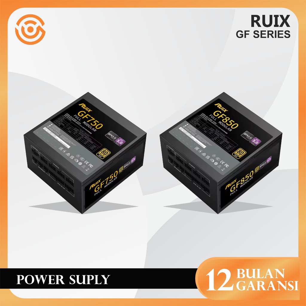Jual Voc Power Supply PC RUIX GF-750/GF-850 – PSU GOLD Efisien, Stabil ...