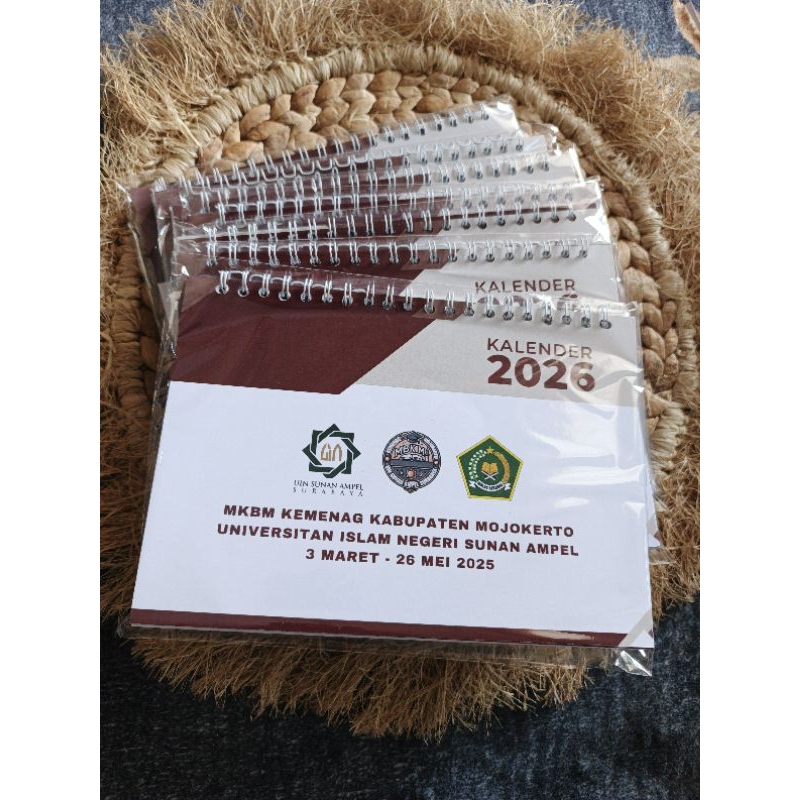 Jual Cetak Kalender Duduk / Kalender Meja Custom 2026 | Shopee Indonesia