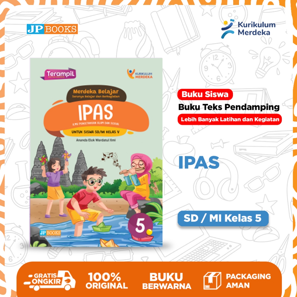 Jual JP Books – Buku Teks Siswa Pendamping Terampil Kurmer Sekolah IPAS Sd Kelas 5 - Kurikulum ...
