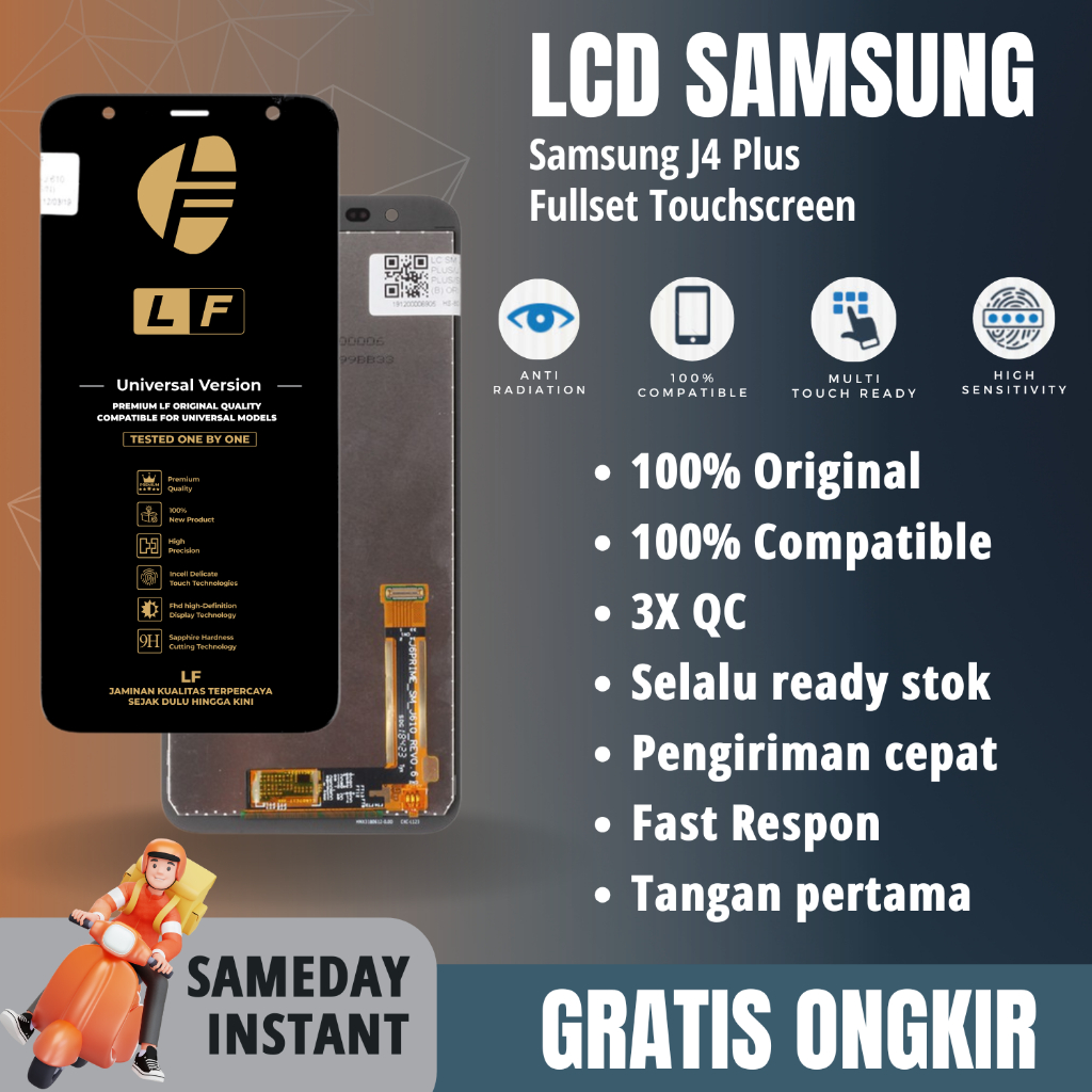 Jual LF - (GARANSI LEM) LCD Samsung J4 Plus / J6 PLUS / SM-J 610 ...