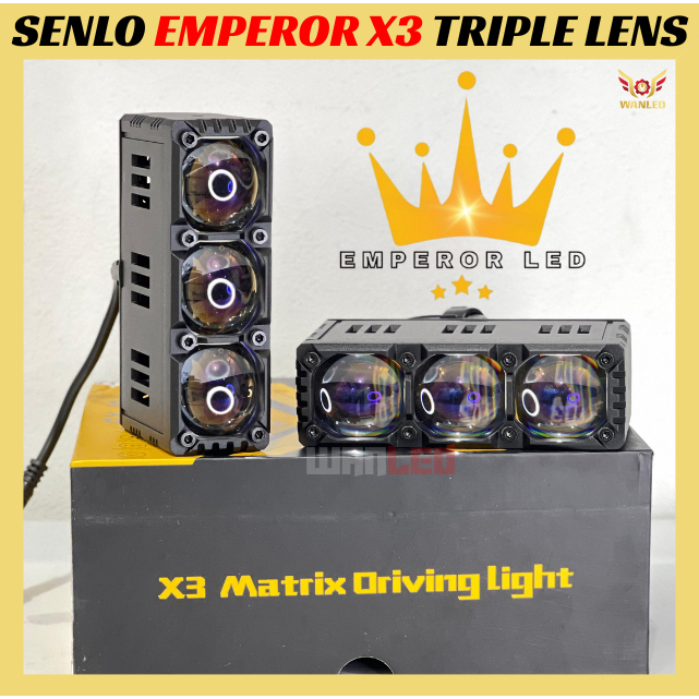 Jual EMPEROR X3 | MINI LASER SENLO EMPEROR X3 plus 150WAT TRIPLE LASER ...