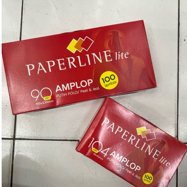 Jual Amplop Putih Paperline Lite 104 PPS Uk. 95 x 152 mm dan 90 PPS Uk ...
