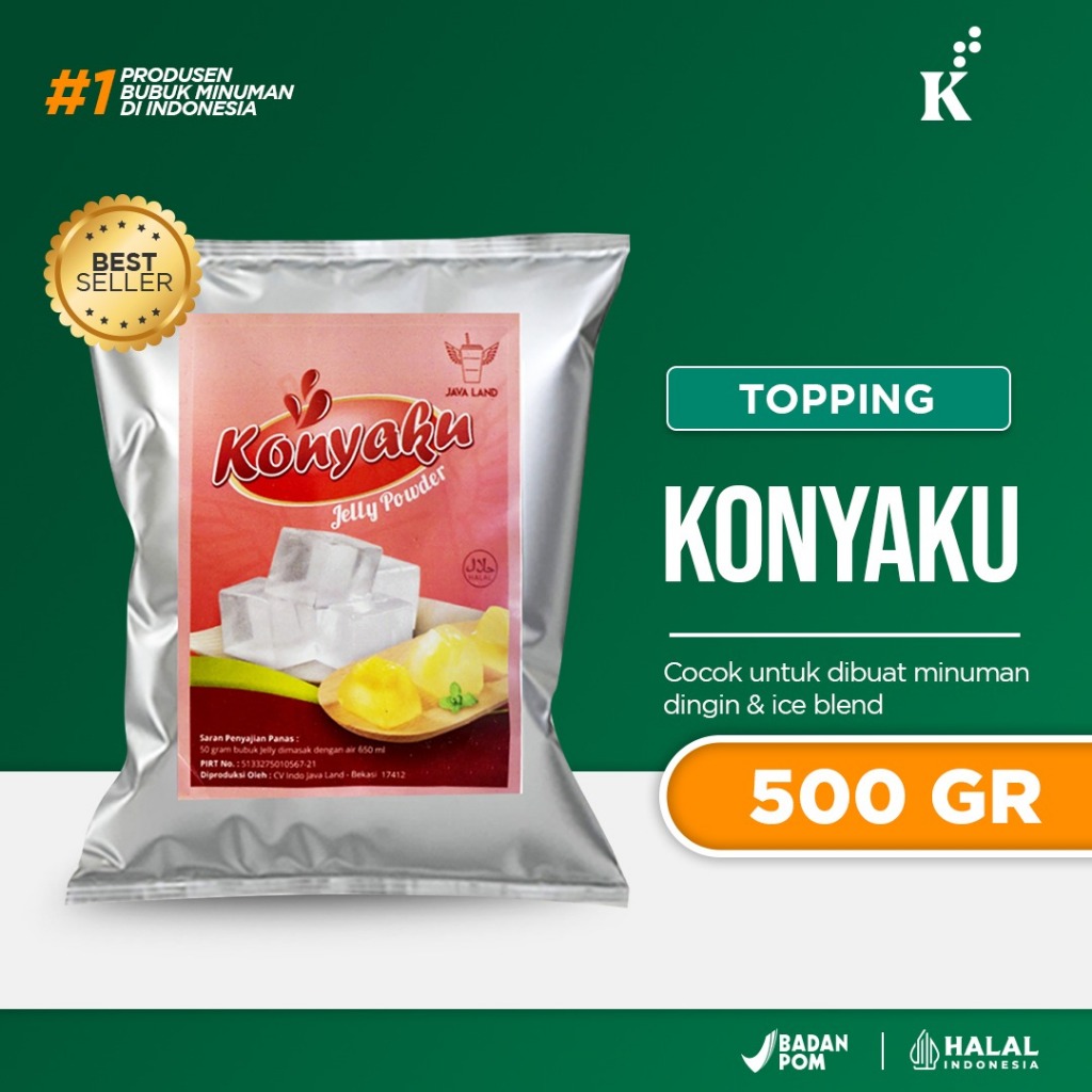 Jual Bubuk Jelly Konyaku Javaland Depok 500GR | Shopee Indonesia