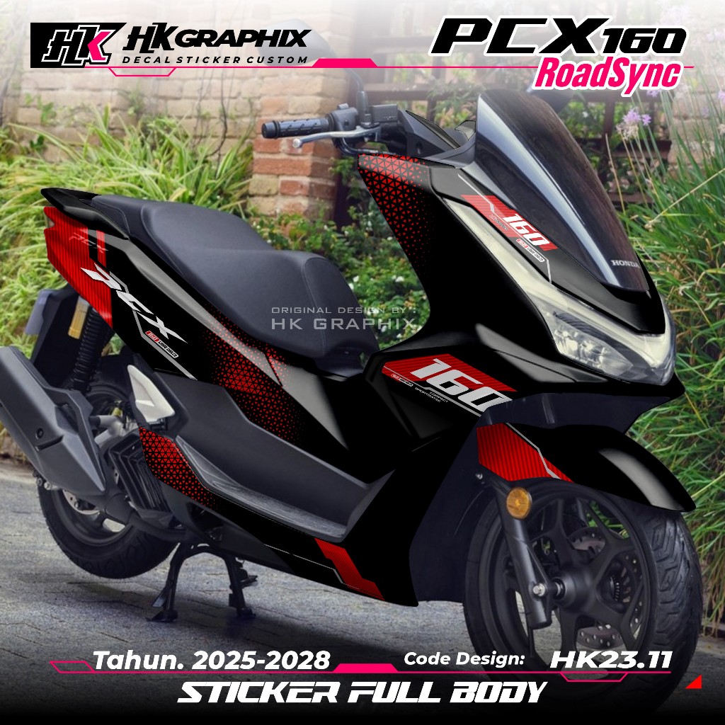 Jual COD Sticker Decal Full Body Honda PCX 160 RoadSync 2025 Decal ...