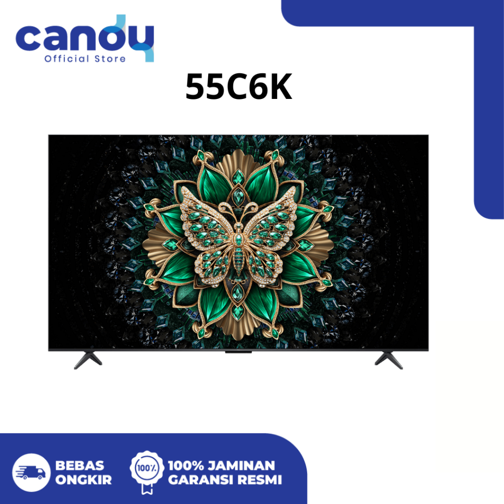 Jual TCL TV 55 Inch Premium QD-MiniLED 4K UHD Smart Google TV ONKYO 2 ...