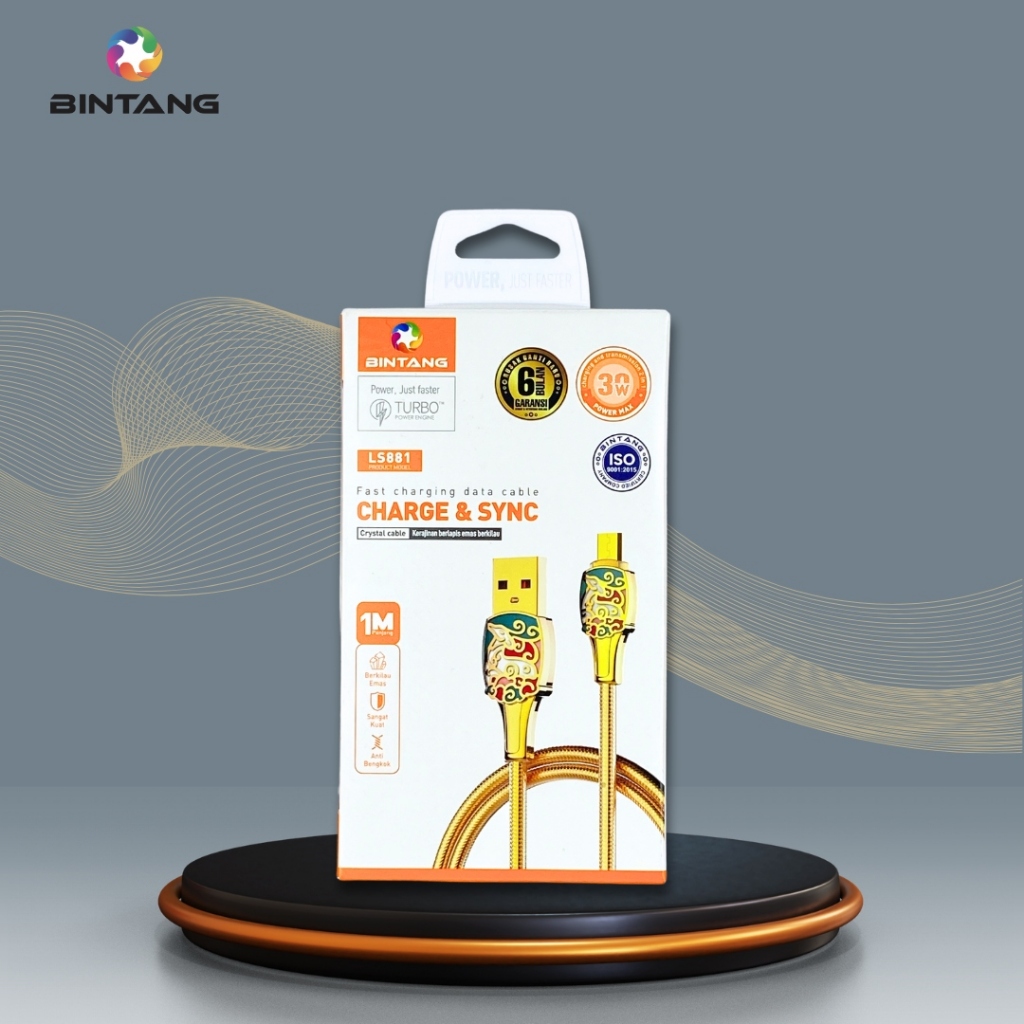 Jual KABEL FAST CHARGING BT USB TO MIKRO BT 1M LS881 | Shopee Indonesia