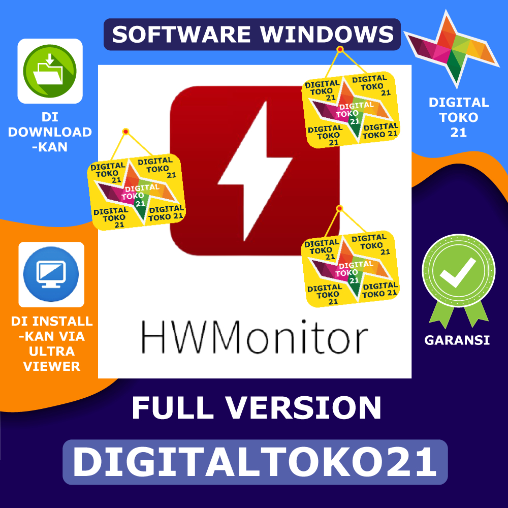 Jual [Diinstallkan] CPUID HWMonitor Pro 1.54 Full Version Software PC Komputer Laptop Windows ...