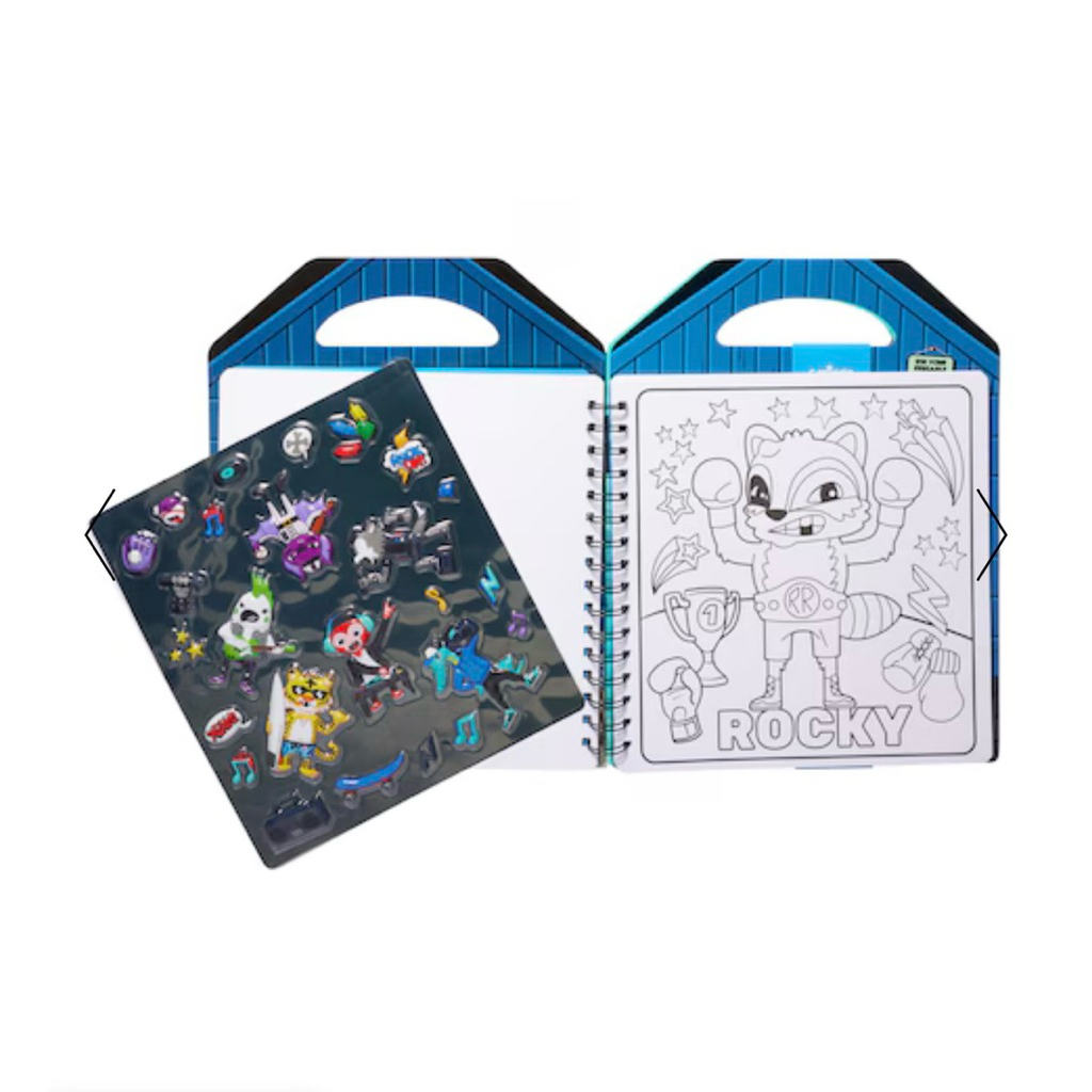 Jual Smiggle besties coloring book with reusable stickers smiggle ...