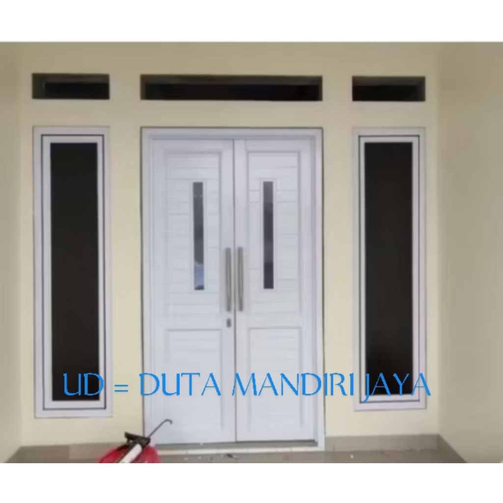 Jual kusen + pintu nya kupu kupu + jendela lengkap kanan kiri + loster ...