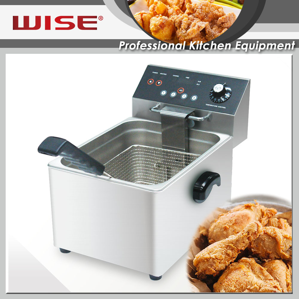 Jual 8L Countertop Electric Deep Fryer with Digital Timer ...