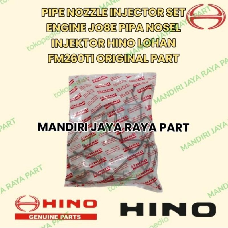 Jual PIPE NOZZLE INJECTOR PIPA NOSEL INJEKTOR HINO LOHAN FM26OTI JO8E ...