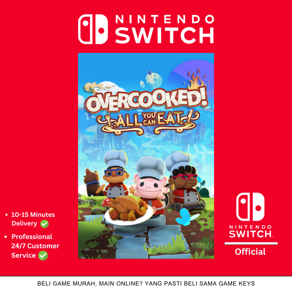 Jual Overcooked All You Can Eat - Nintendo Switch (digital game) | Shopee Indonesia
