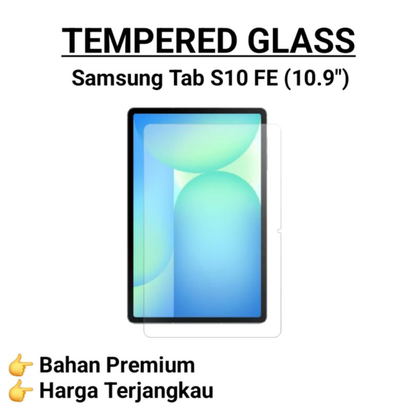 Jual Tempered Glass Samsung Tab S10 FE 10.9" Anti Gores Kaca | Shopee ...