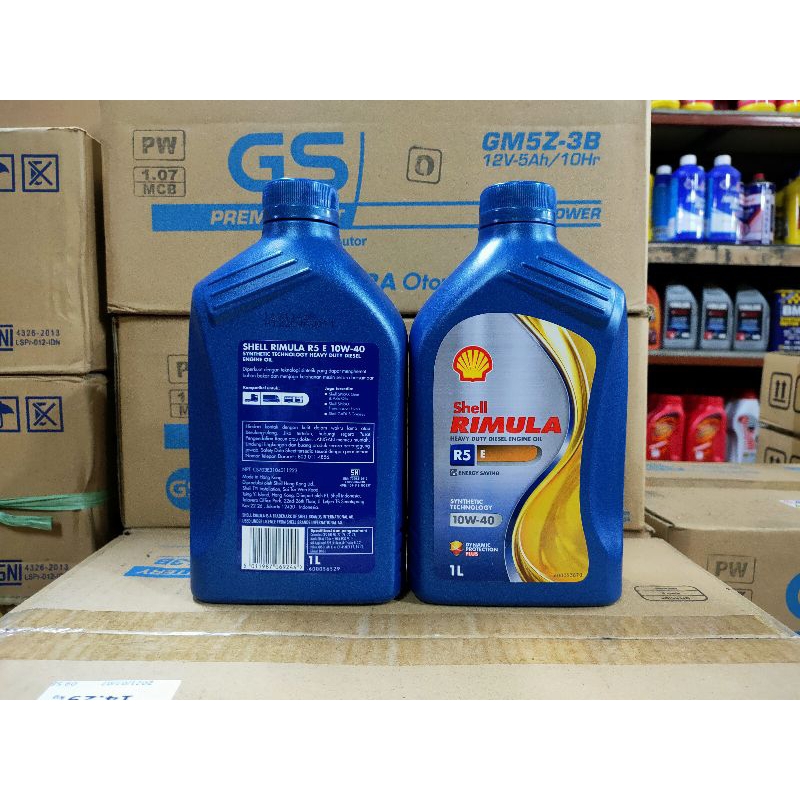 Jual SHELL RIMULA R5 R5E 10W/40 OLI MESIN MOBIL DIESEL - 1liter ...