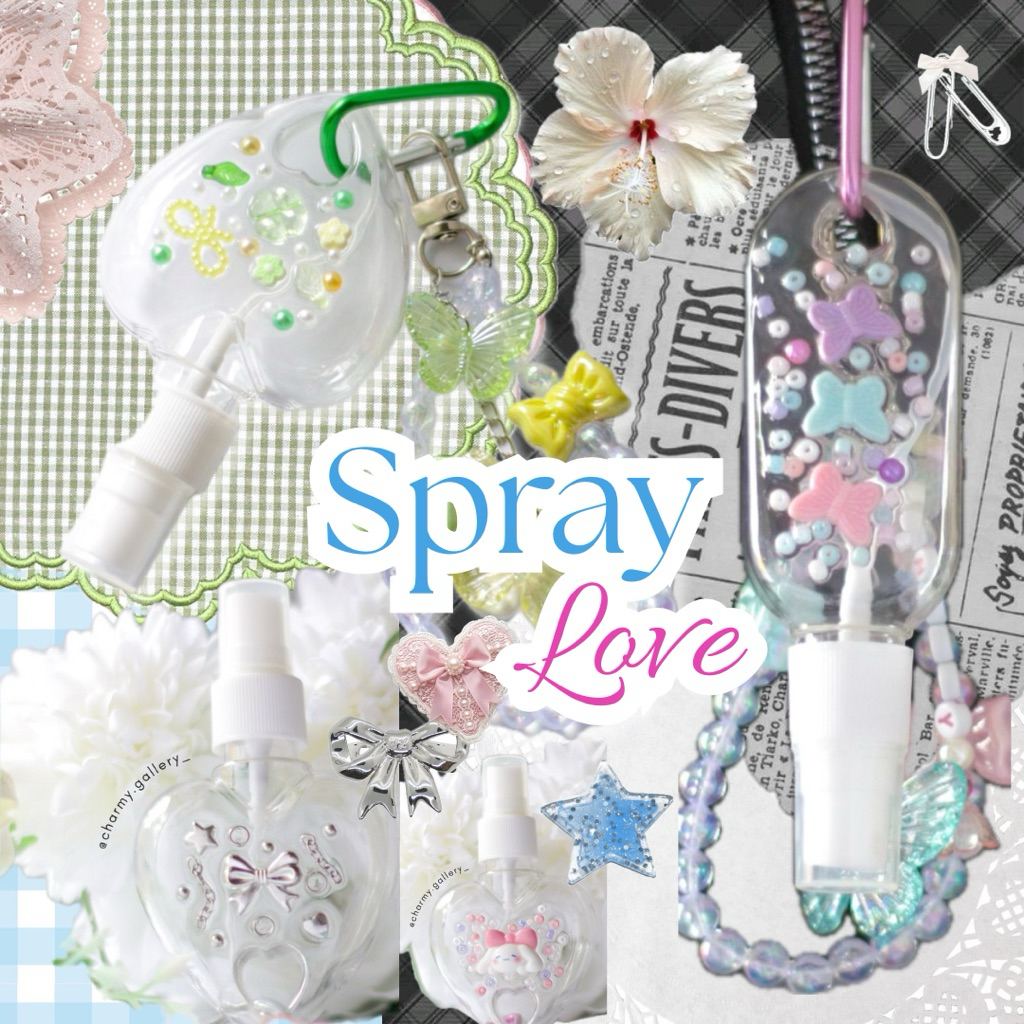 Jual Spray Love - Charmy Collections, Botol handsanitizer, botol parfum ...