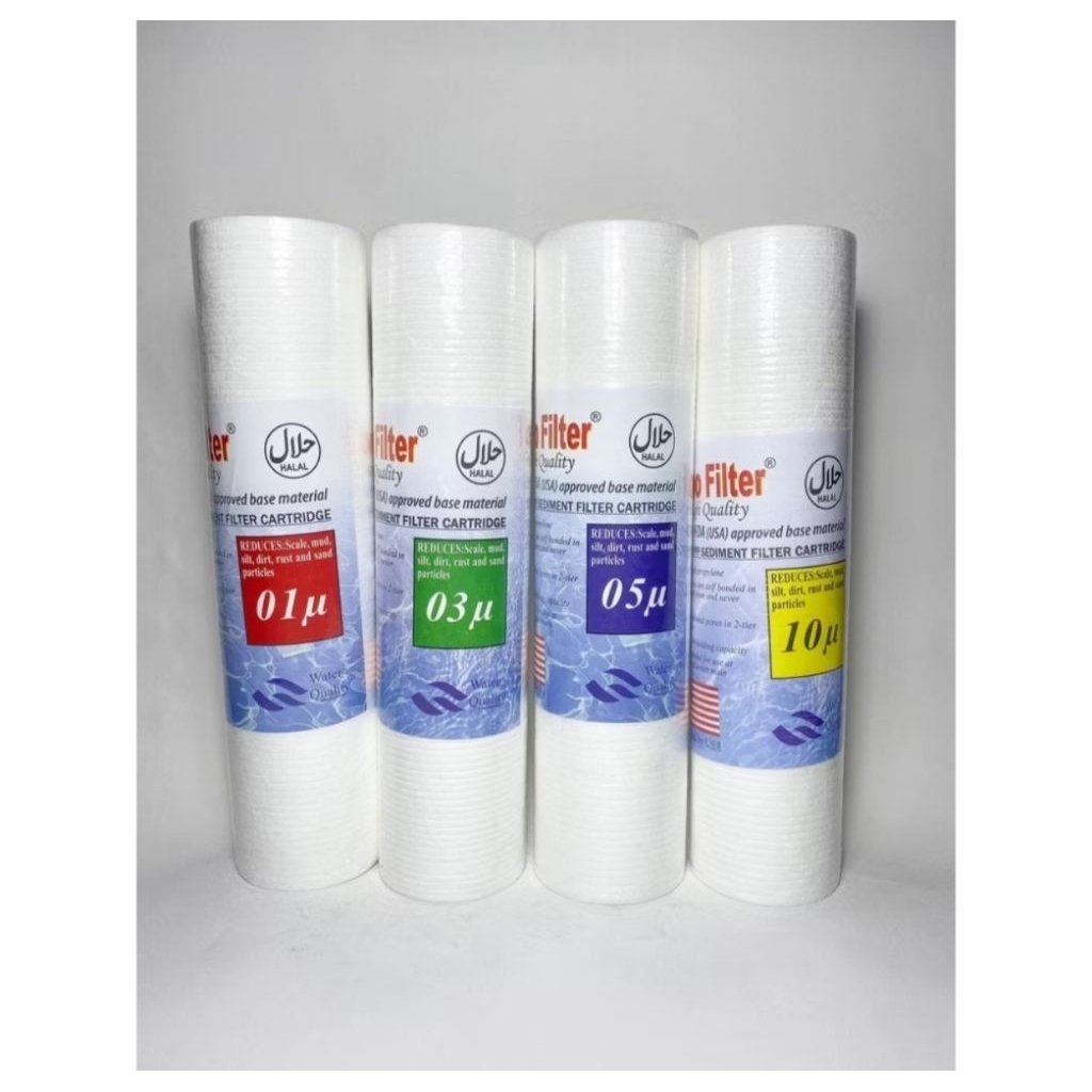 Jual Catridge Filter Air NANO FILTER 0,1 MICRON / Saringan Air / Spun ...