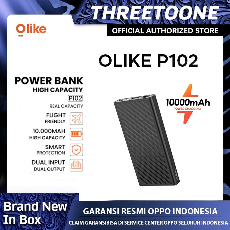 Jual OLIKE Powerbank Power Bank P102 10000mAh Dual Input & Output 2A ...
