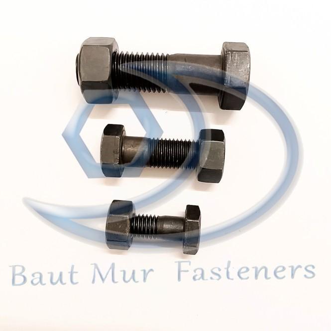 Jual Baut Mur Baja 8.8 M36 X 110 MM Half Drat | BM Baja 8.8 HALF DRAT | Shopee Indonesia