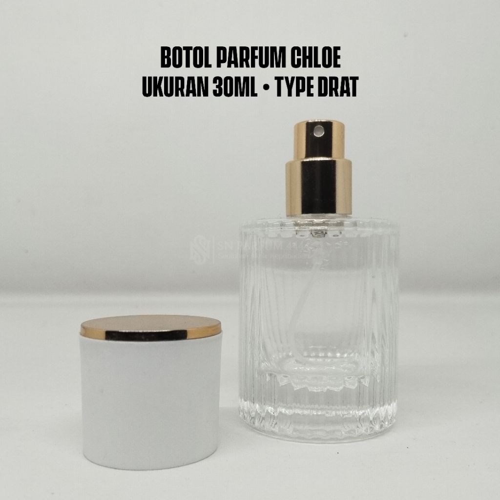 Jual BOTOL PARFUM CHLOE 30ML SPRAY TUTUP DRAT WARNA GOLD | Shopee Indonesia