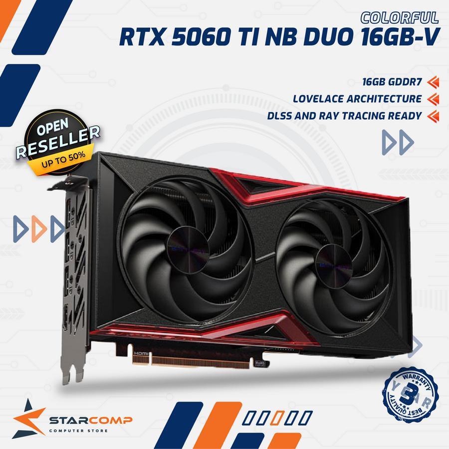 Jual COLORFUL GeForce RTX 5060 TI NB DUO 16GB-V VGA 5060TI 16GB GDDR7 ...