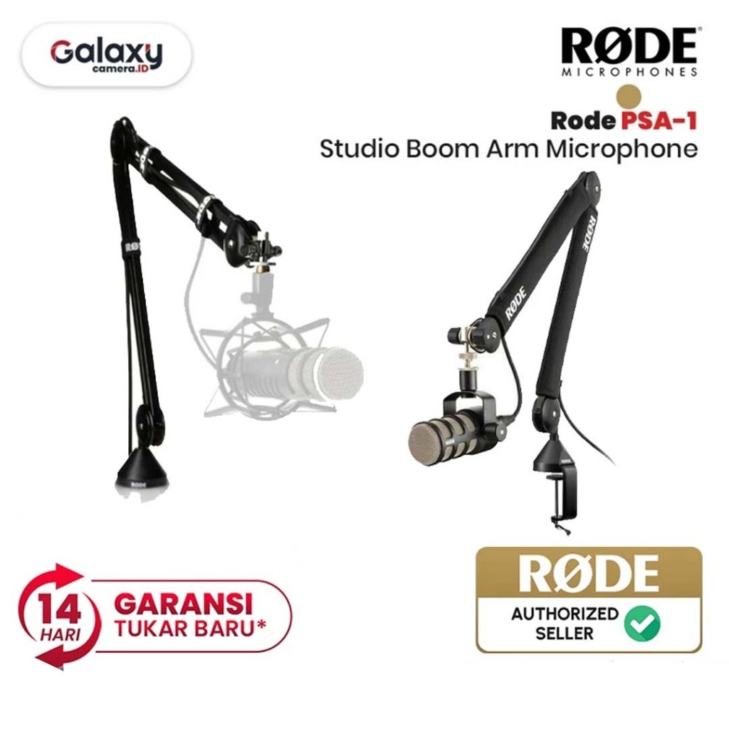 Jual Rode PSA1 Studio Boom Arm for Broadcast Microphone Rode PSA 1 ...