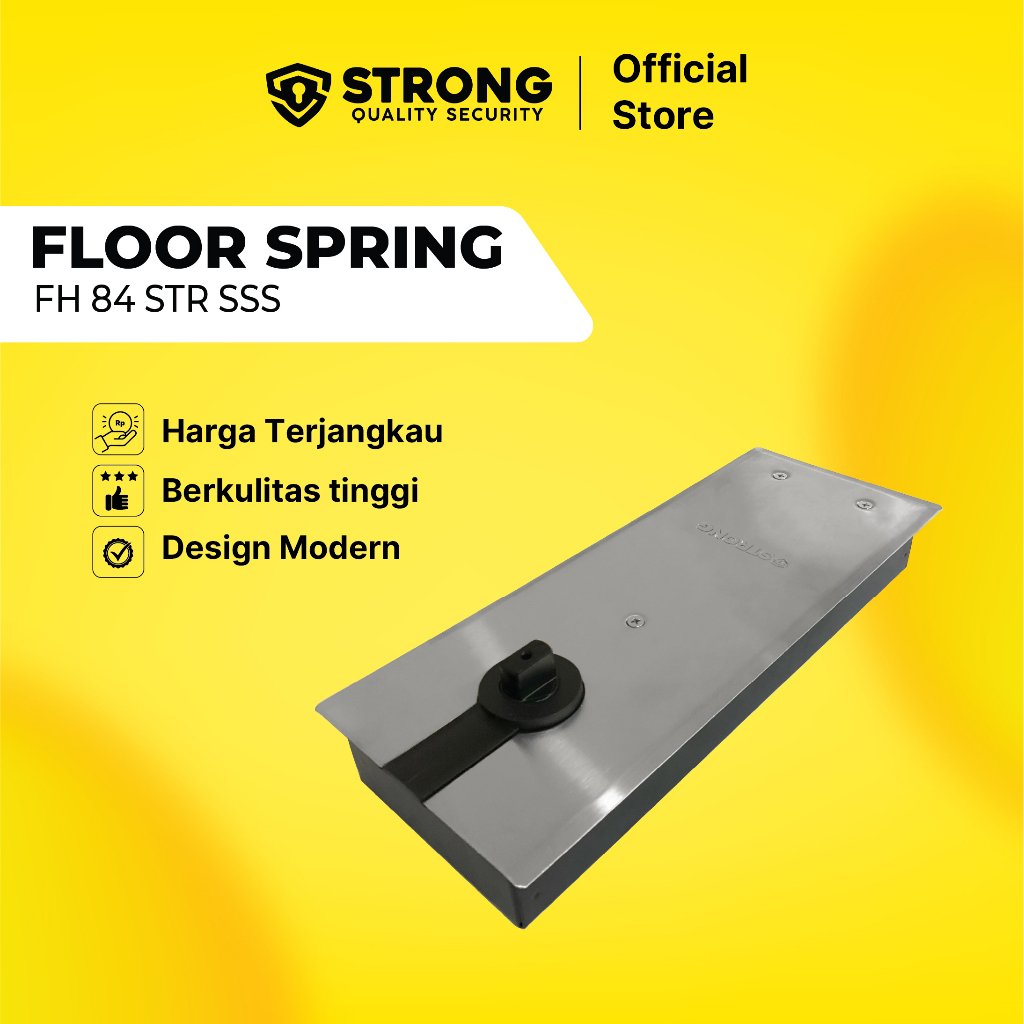 Jual STRONG Floor Spring Engsel Lantai Tanam Pintu Kaca Hold Open SUS ...