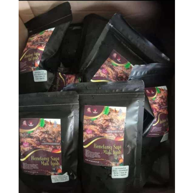 Jual Rendang Sapi Mak Iyoh 250gr - Rendang Padang Asli Empuk Bumbu ...