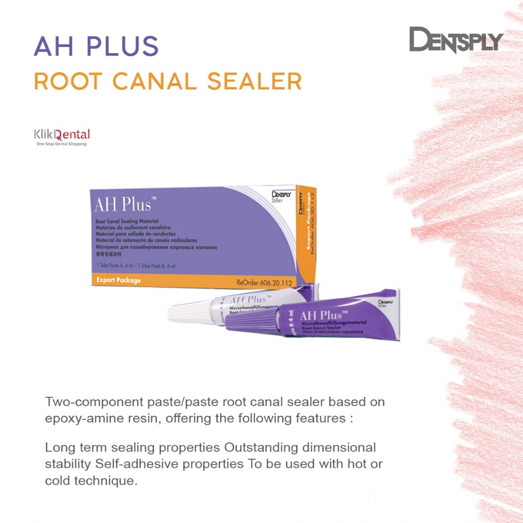 Jual KLIK DENTAL AH Plus Export Refill / Endodontik Sealer Dentsply ...