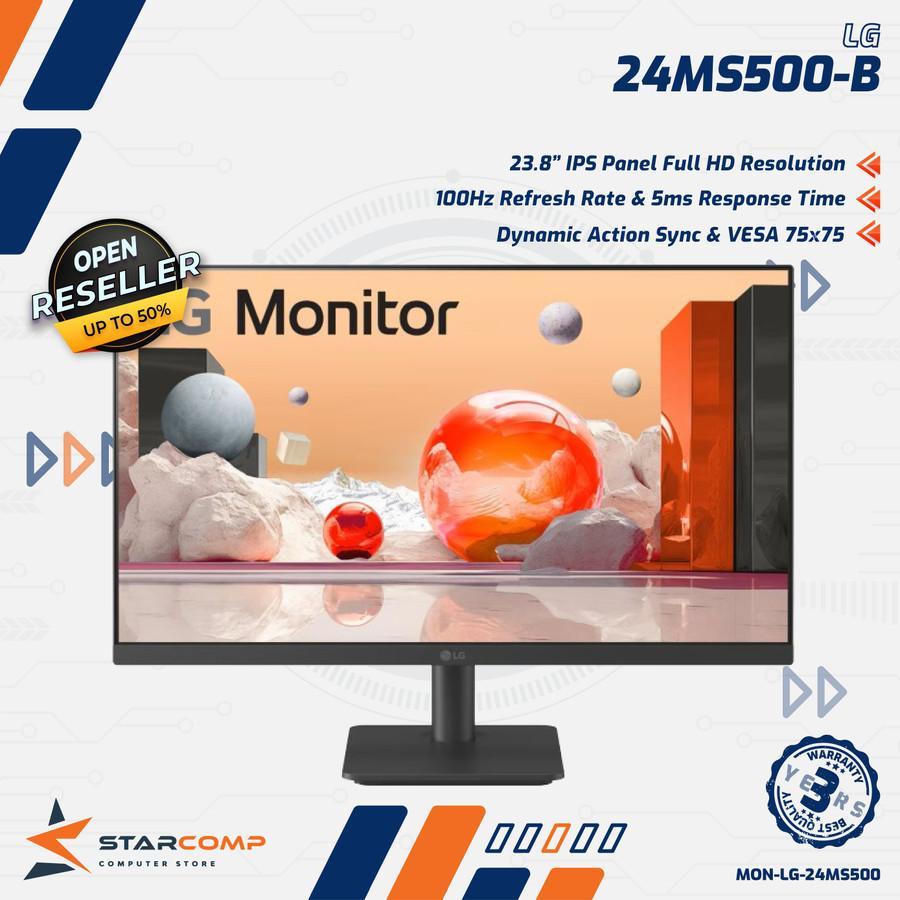 Jual LG 24MS500-B Monitor 24 Inch Full HD 100Hz 5ms AMD FreeSync ...
