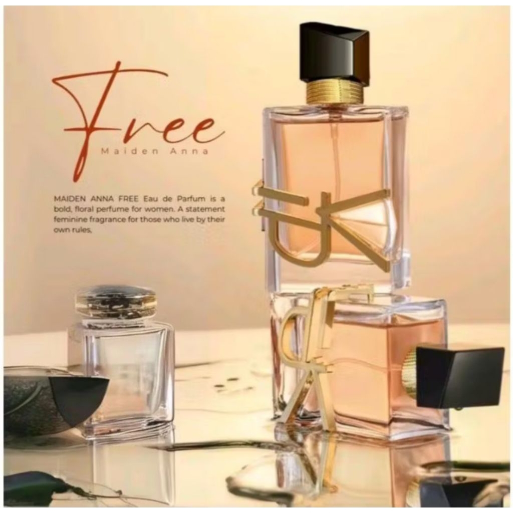Jual BPOM 100ML MAIDEN ANNA FREE EDP PARFUM WANITA TAHAN LAMA WANGI ...