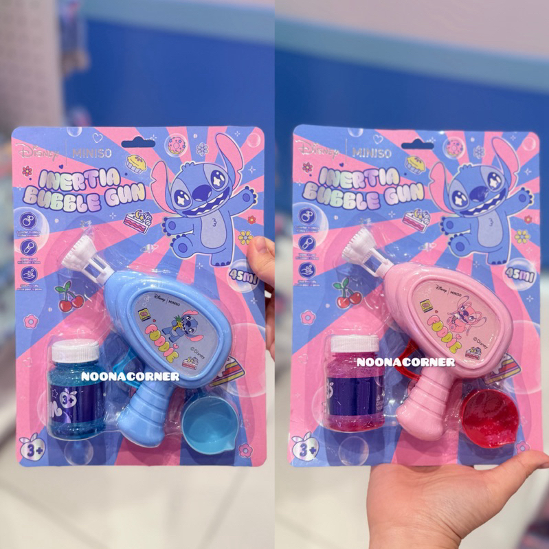 Jual Miniso x Disney ‼️ Inertia Bubble Gun / Pistol Gelembung Lilo ...