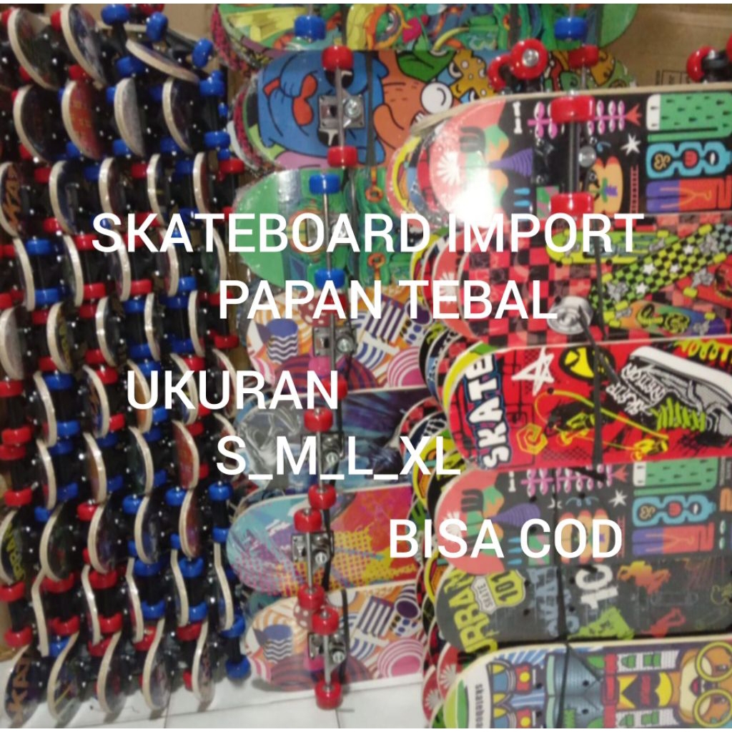 Jual Papan sketboat anak/ remaja Papan Tebal Ukuran S-M-L ( bisa cod ...