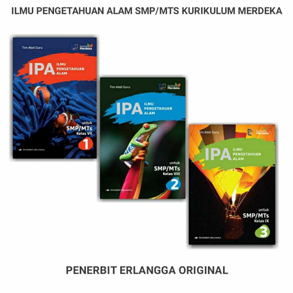Jual IPA Ilmu Pengetahuan Alam Kelas 7,8,9 SMP/MTS Kurikulum Merdeka ...