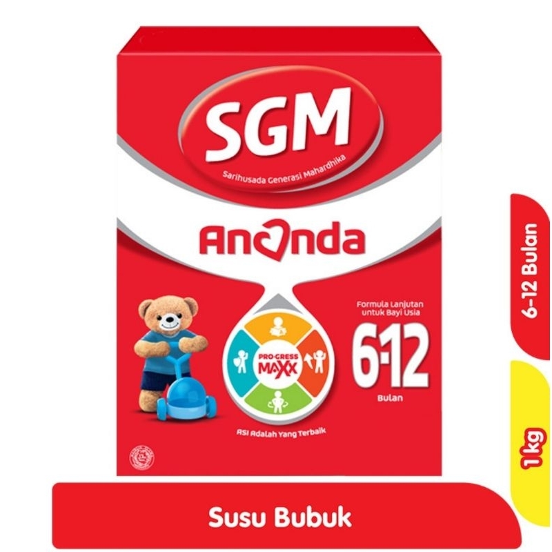 Jual SGM Ananda 2 Susu Formula Bayi 6-12 Bulan 1 kg | Shopee Indonesia