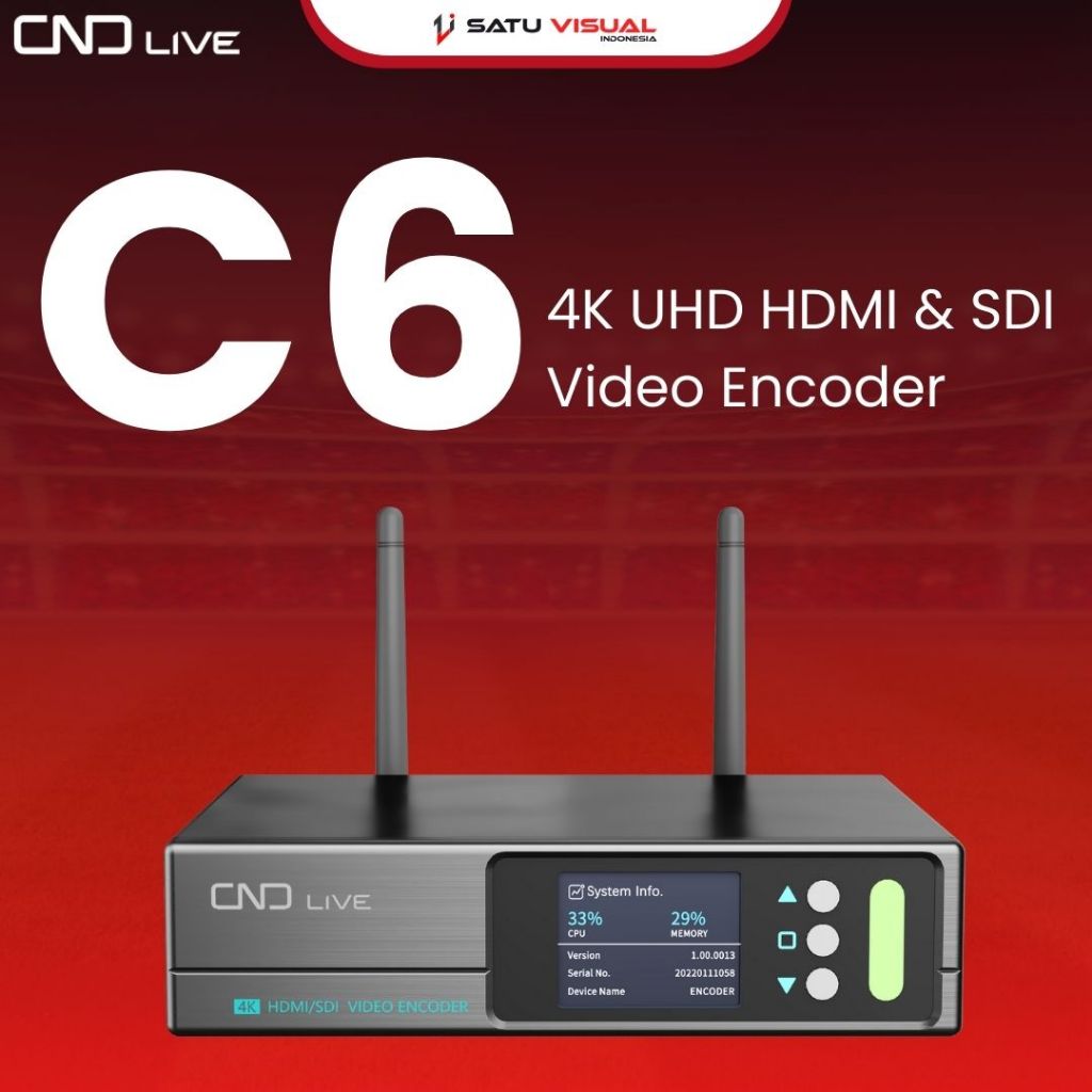 Jual CND Live C6 – Encoder dan Video Recorder HDMI & SDI Dual-Channel ...