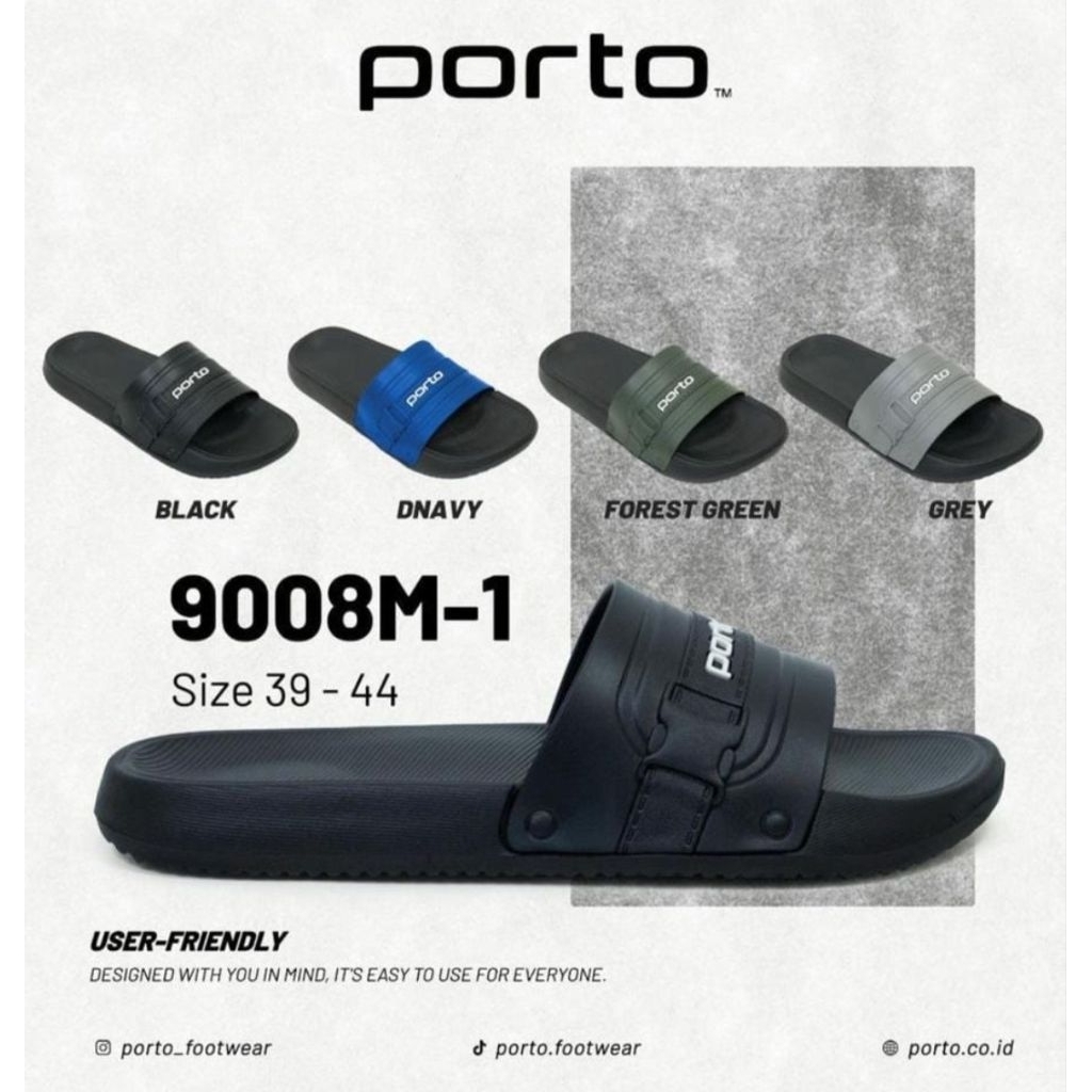 Jual PORTO sandal pria selop dewasa | Shopee Indonesia