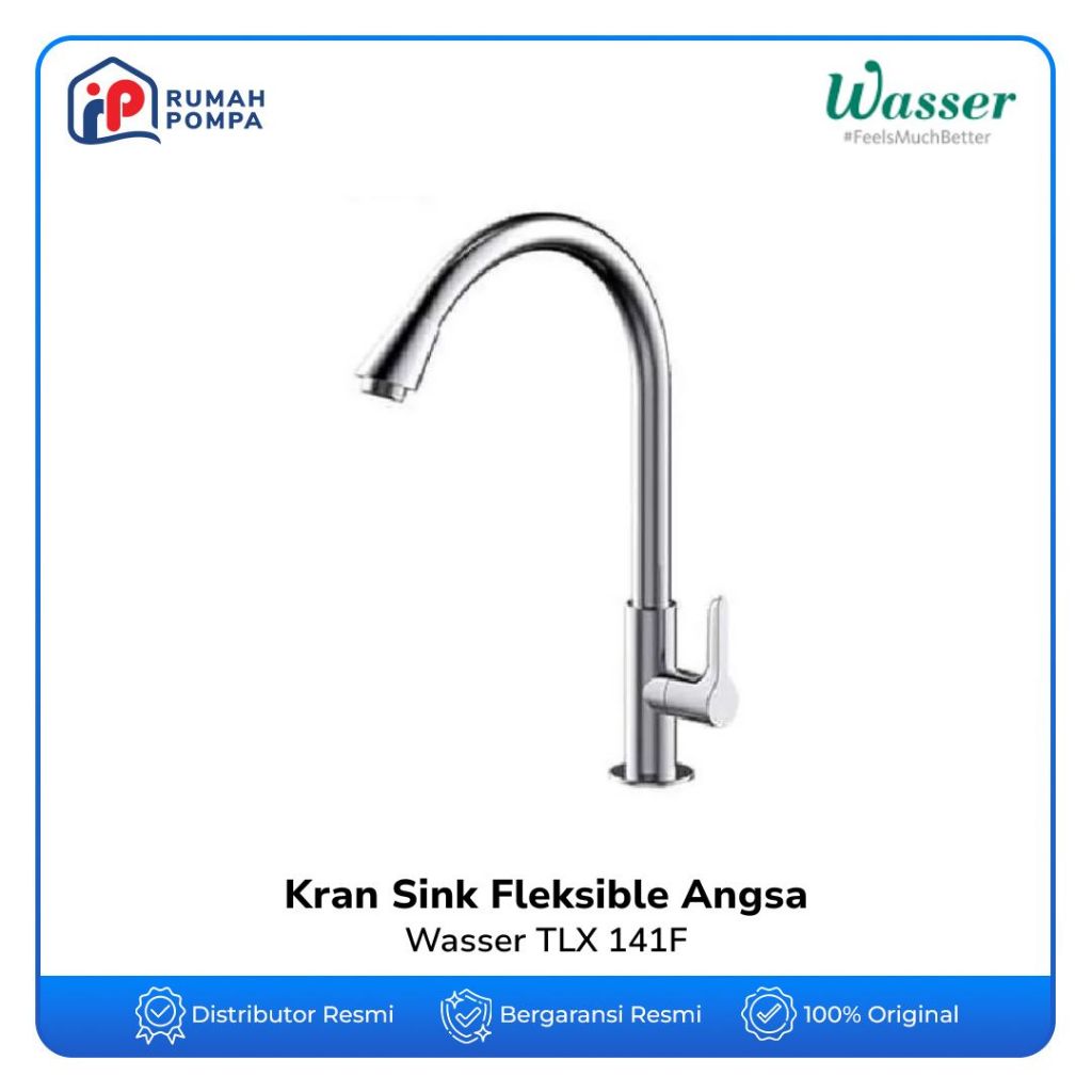 Jual Kran Sink Fleksible Angsa / Kran Sink Fleksible Wasser TLX 141F ...